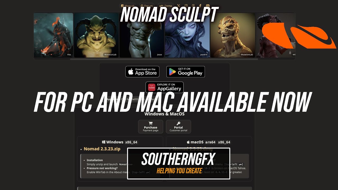 How To Get Nomad Sculpt For Your Computer! - YouTube