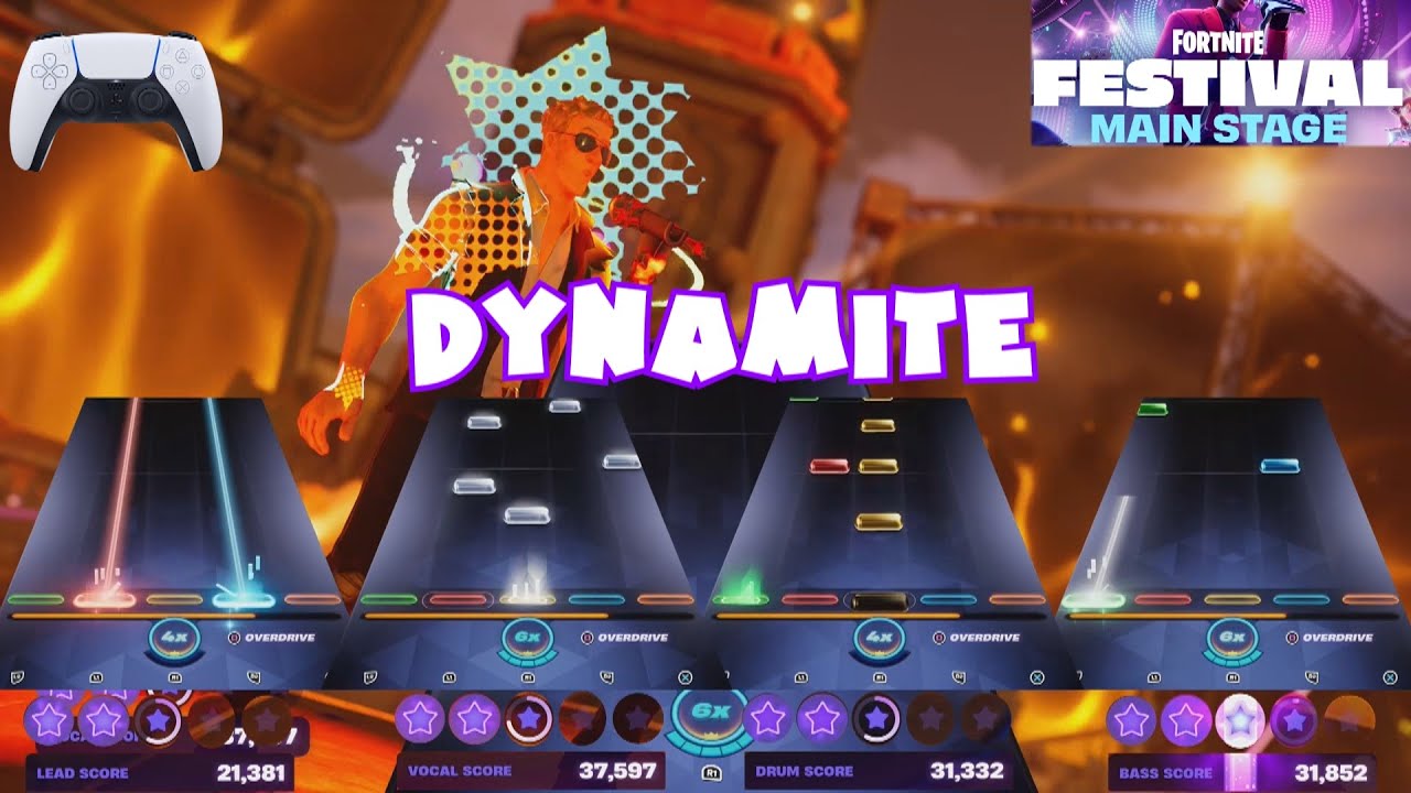 Dynamite by BTS - Fortnite Festival Expert Full Band (July 4th. 2024 ...