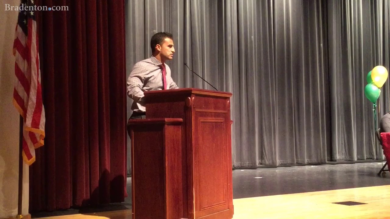 Braden River head coach Curt Bradley at signing day - YouTube