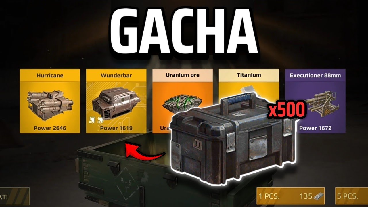 Opening 500x GACHA Containers • Modification Event • Crossout Mobile ...