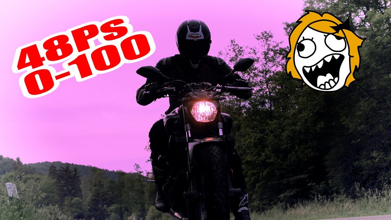 2017 Yamaha Mt07 0-100 //EURO4 - YouTube