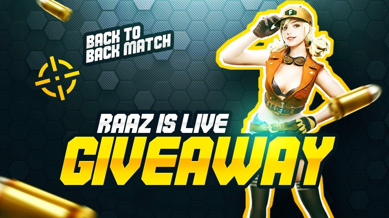 SATURDAY GIVEAWAYS | 10,000 D GIVEAWAYS | RAAZ IS LIVE | RANK PUSH ...