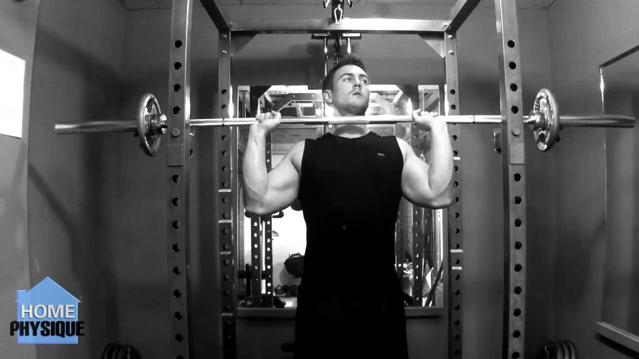 Deltoid Exercises | Standing Overhead Press (SOHP) Video Tutorial - YouTube