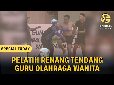 Viral, Guru Olahraga Wanita Pingsan di tendang Pelatih Renang