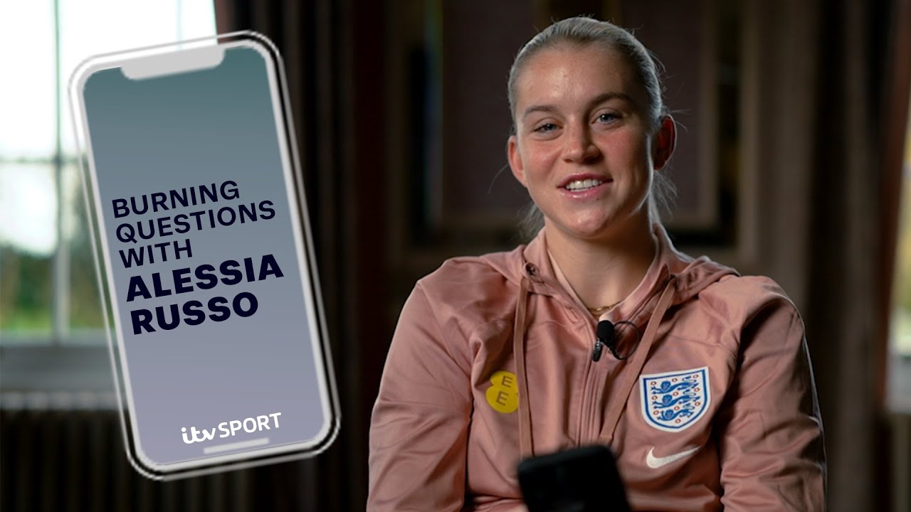 Burning Questions with... Alessia Russo 🔥 | Alessia Russo Answers Fan ...