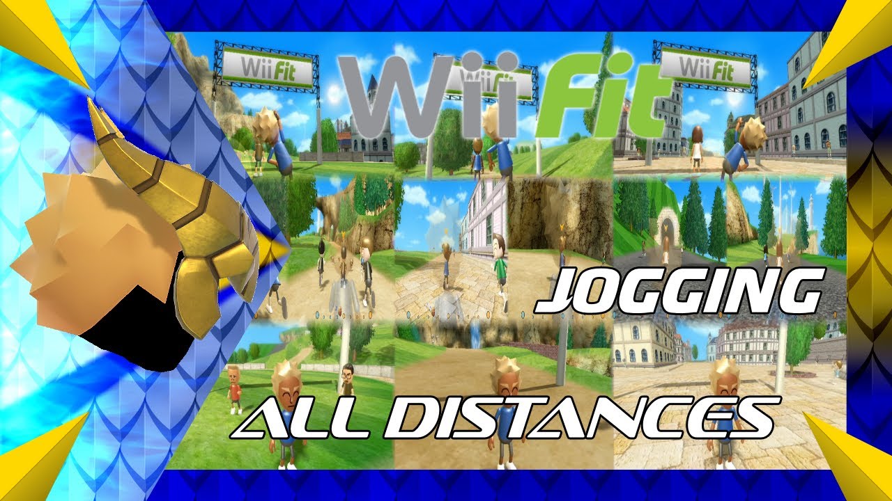 Wii Fit - Jogging (All Distances) - YouTube
