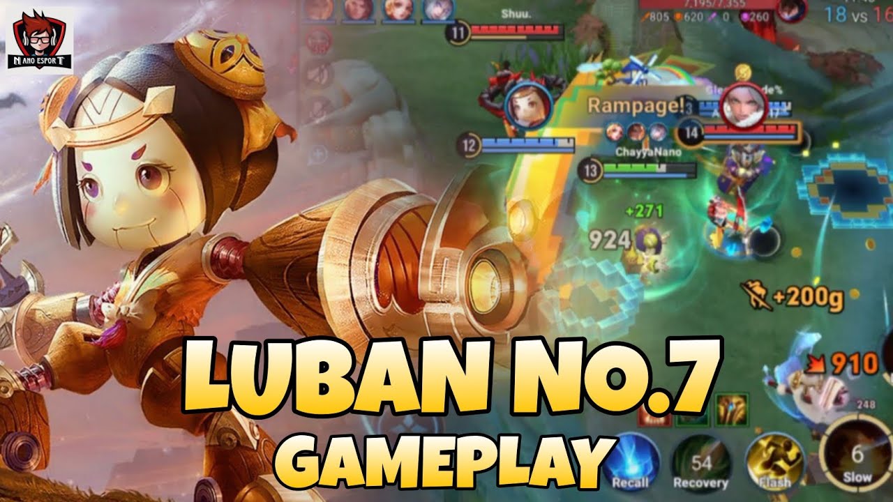 Honor of king | Luban No 7 Gameplay...... - YouTube