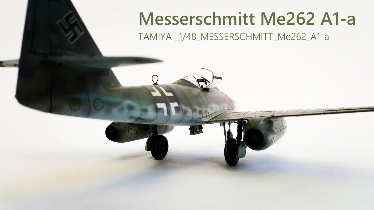Messerschmitt Me262 A1-a "Red 13" Tamiya 1/48 - Part 3 - YouTube