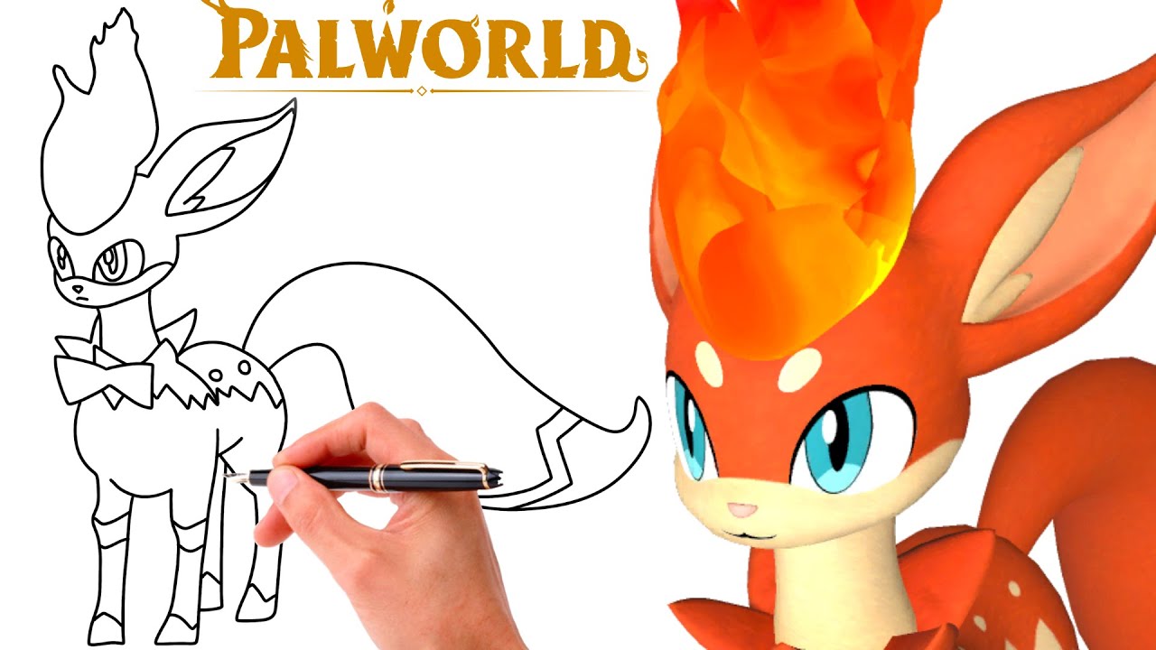 How To Draw ROOBY From PALWORLD | Palworld Drawing - YouTube