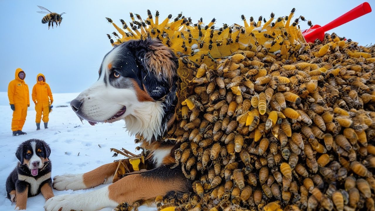Bernese Mountain Dog Covered in Millions of Barnacles & Parasites ...
