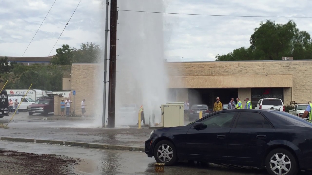Fire Hydrant Water Explosion - YouTube
