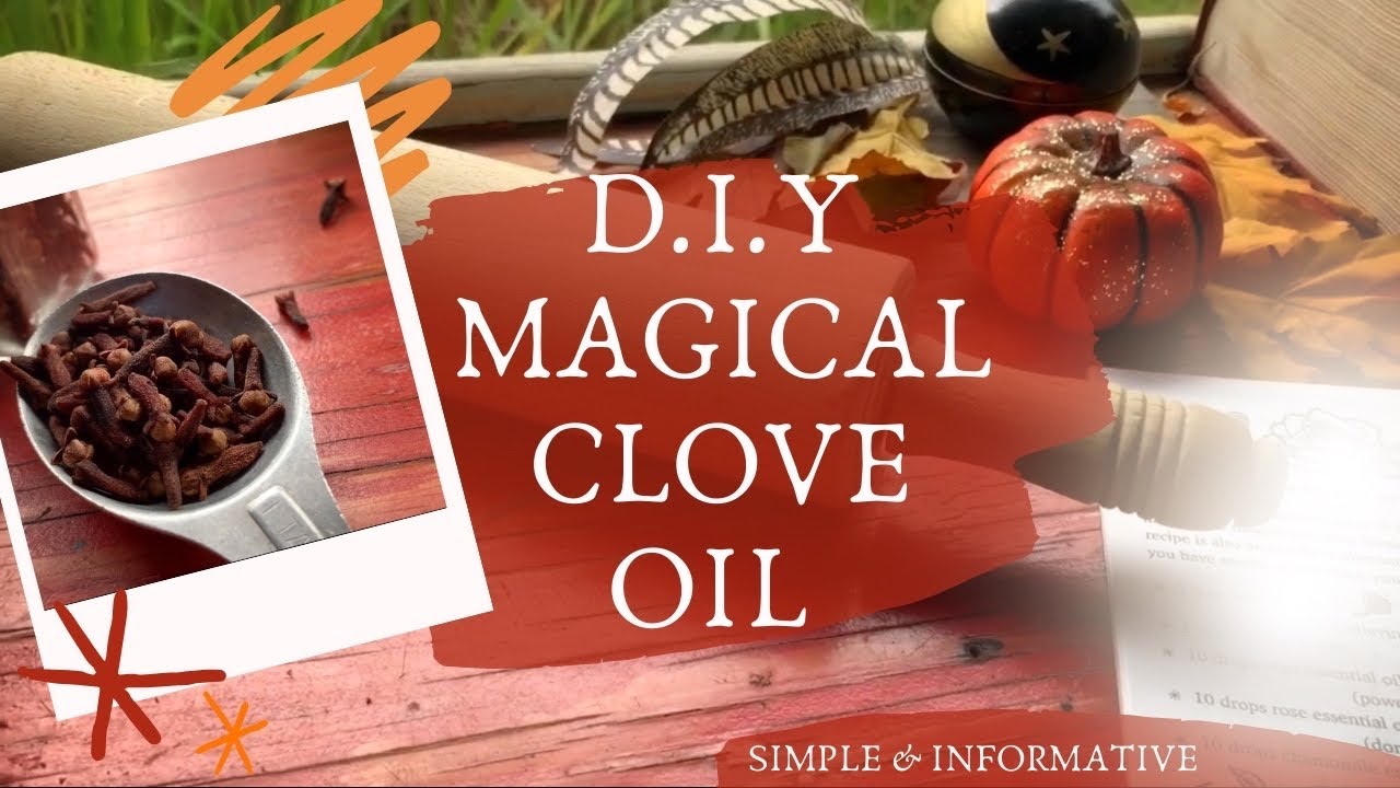 How To Make Clove Oil • Simple Recipe || Homemade Mold Spray - YouTube