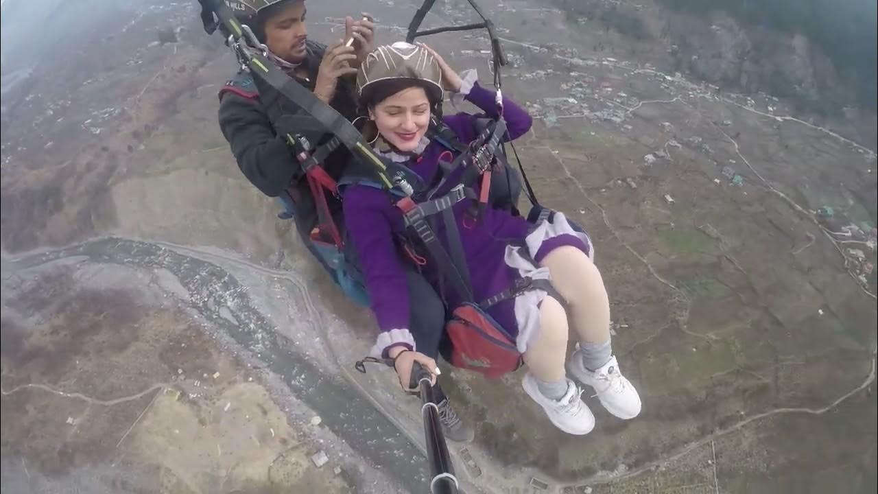 2nd highest 😎paragliding 🧿👌🏔️ #coldwinds #himachalpradesh #trip2025😎 #manali - YouTube