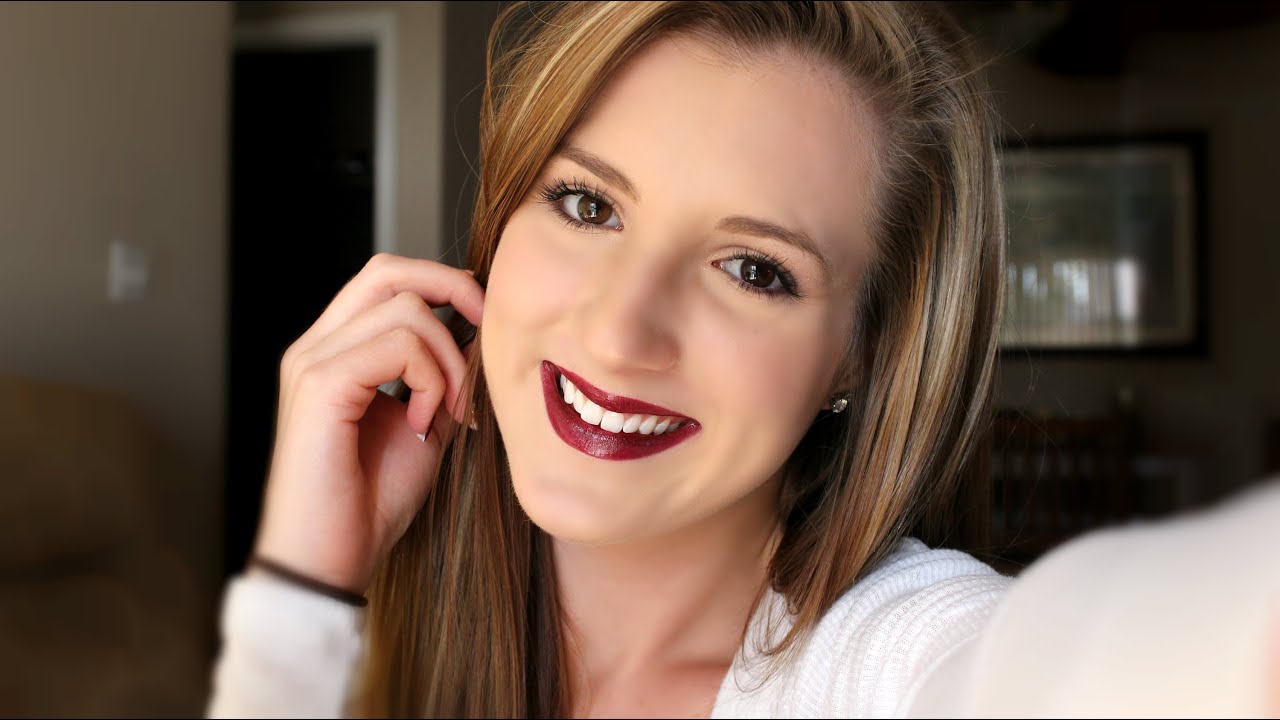 Fall Makeup | Bold, Berry Lip - YouTube