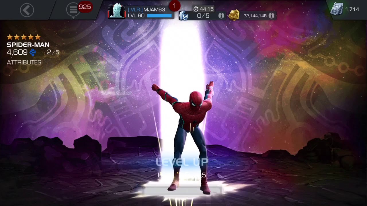 Spider-Man Stark Enhanced rank up from 1 to 3 - YouTube
