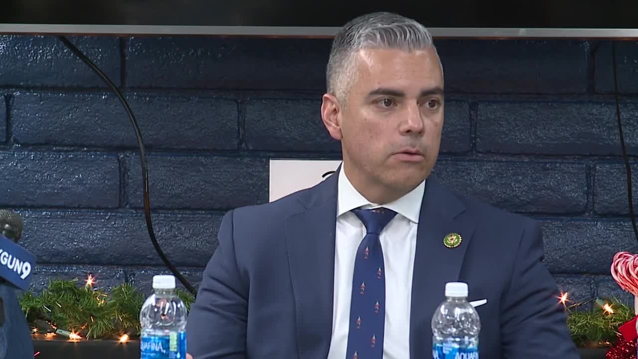 U.S. Congressman Juan Ciscomani gives statement at roundtable - YouTube