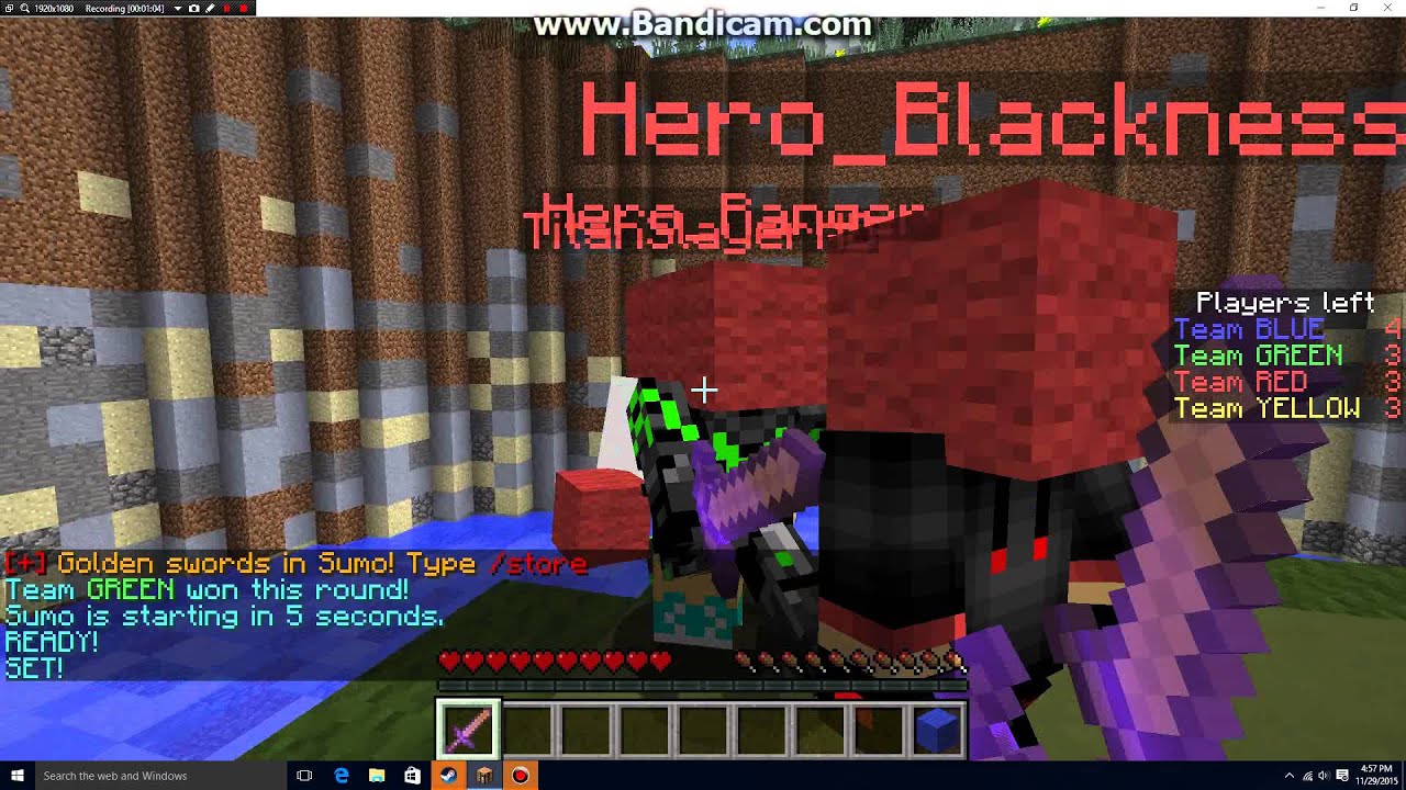 (minecraft)Hacker in its jerry and harry sumo server - YouTube