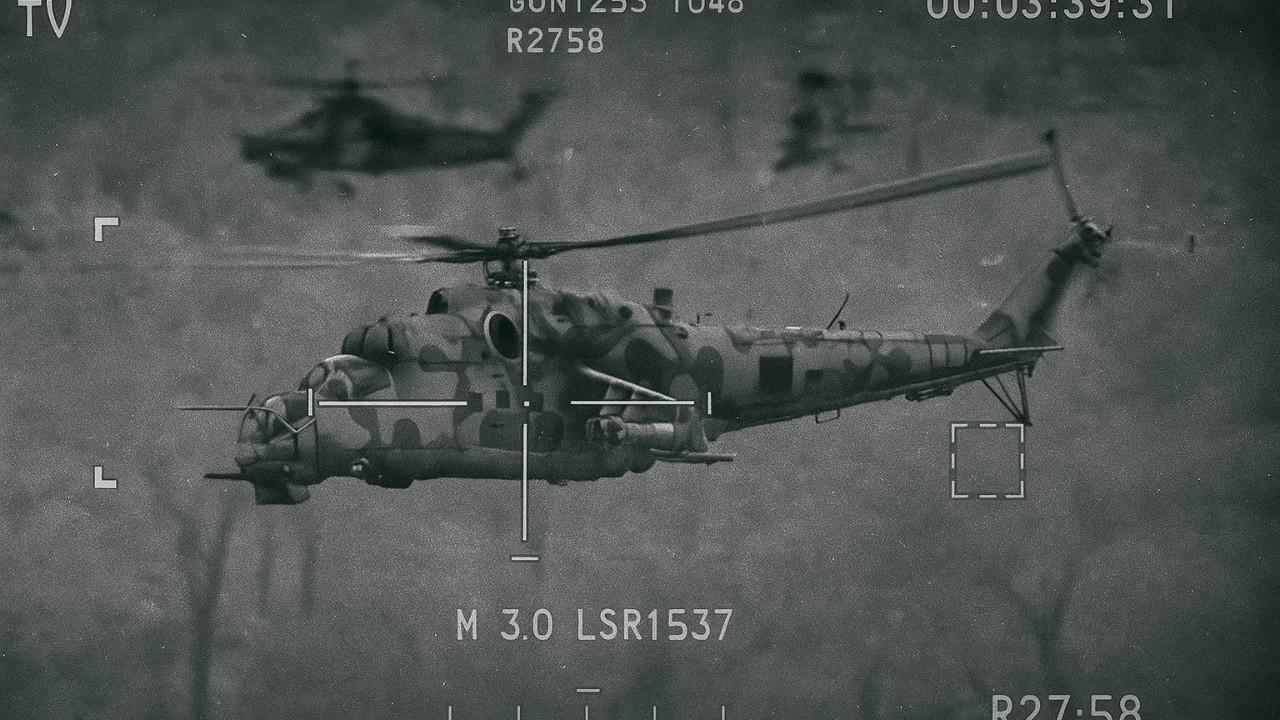 AH-64D Apache Strikes: Enemy Helicopter Destroyed by Hellfire! - YouTube