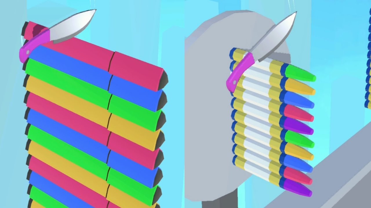 Almost Cut! Very Satisfying And Relaxing ASMR Slicing Game - YouTube