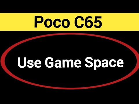 How to use game space, Poco C65 me game turbo on kaise karen - YouTube
