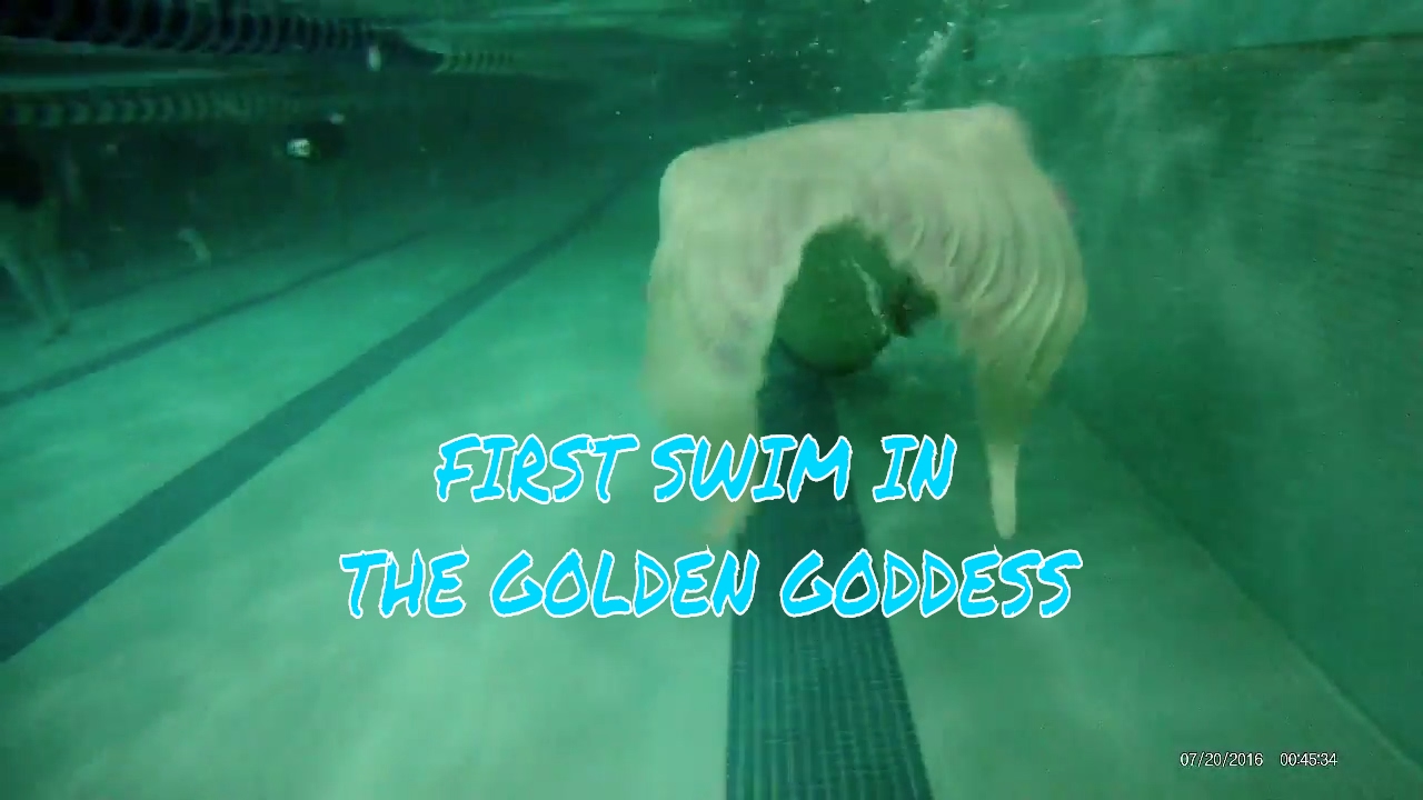 FIRST SWIM IN NEW MERNATION MERMAID TAIL - YouTube