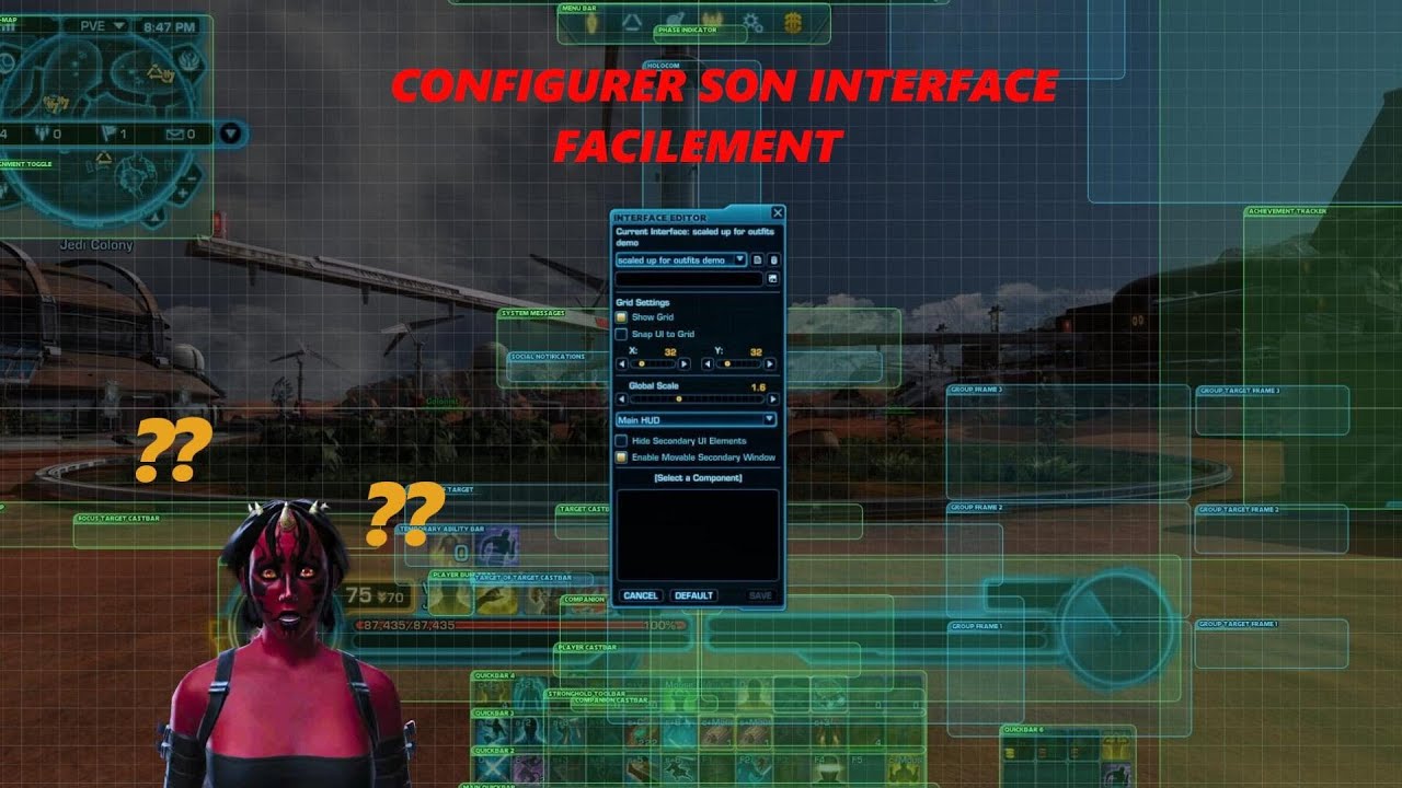 CONFIGURATION de son INTERFACE de Jeux (SWTOR) #2 - YouTube