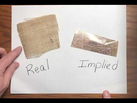 Texture: Real vs. Implied - YouTube