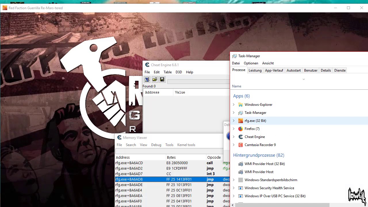 RFG Remarstered Fix [Cheat Engine freeze] - YouTube