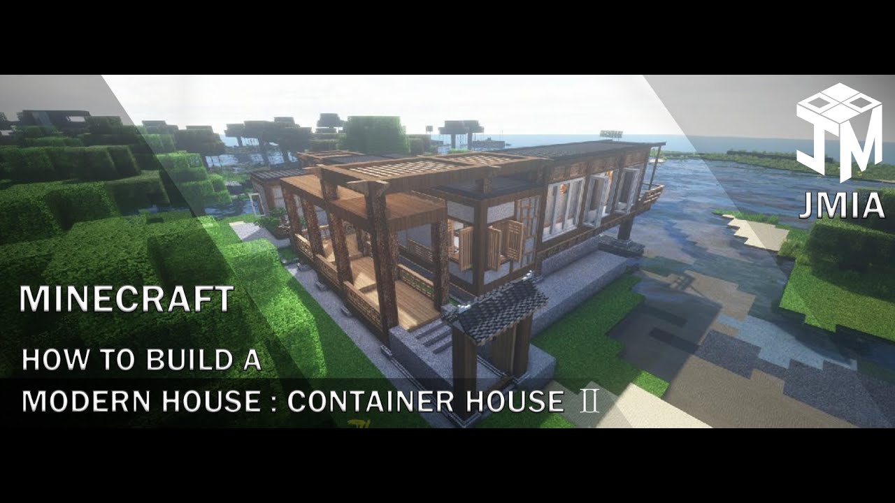 MINECRAFT : HOW TO BUILD A MODERN HOUSE? - #5 container houseⅡ [JMIA ...