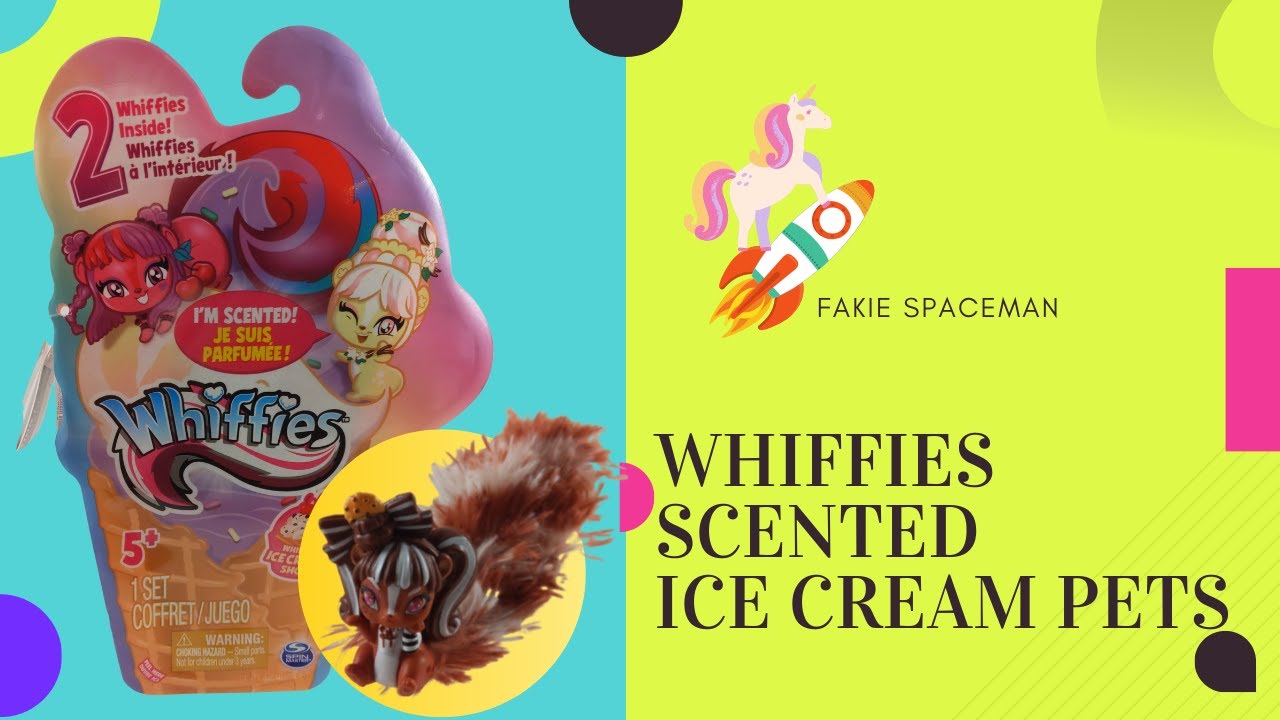 Whiffies Scented Ice Cream Pets Toy Unboxing - YouTube