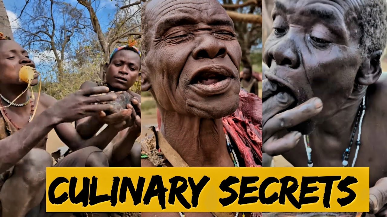 HADZABE TRIBE PEOPLE EATING DELICIOUS AND SECRET FOOD EVER - YouTube