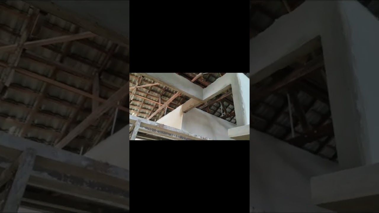 Plaster beam atas dan plaster dinding atas slap tandas - YouTube