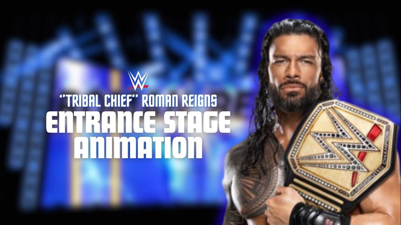 WWE:Roman Reigns Entrance Stage Animation-Smackdown 2023 - YouTube
