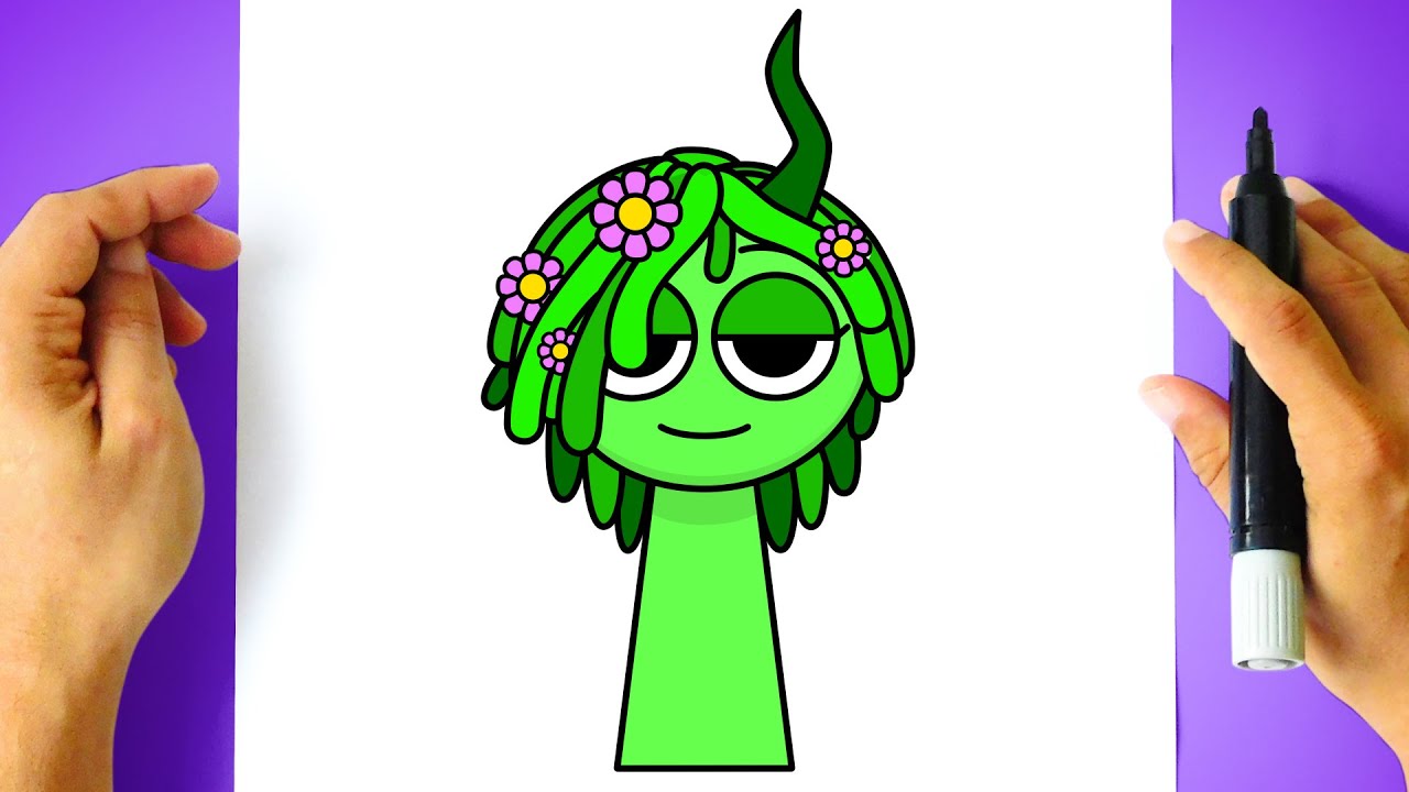 How to DRAW VINERIA SPRUNKI - YouTube