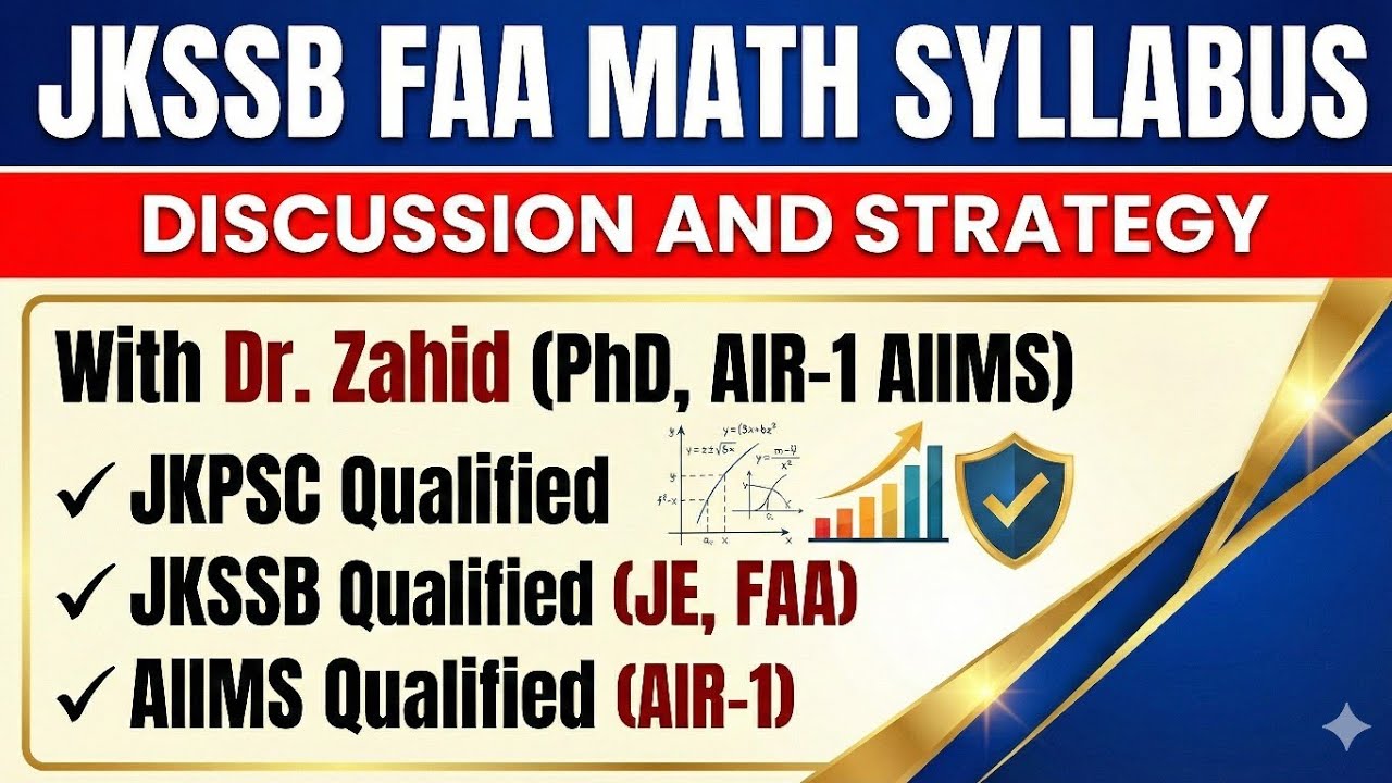 Syllabus And Strategy For Jkssb FAA Maths|| #jkssbfaa #mathematics # ...