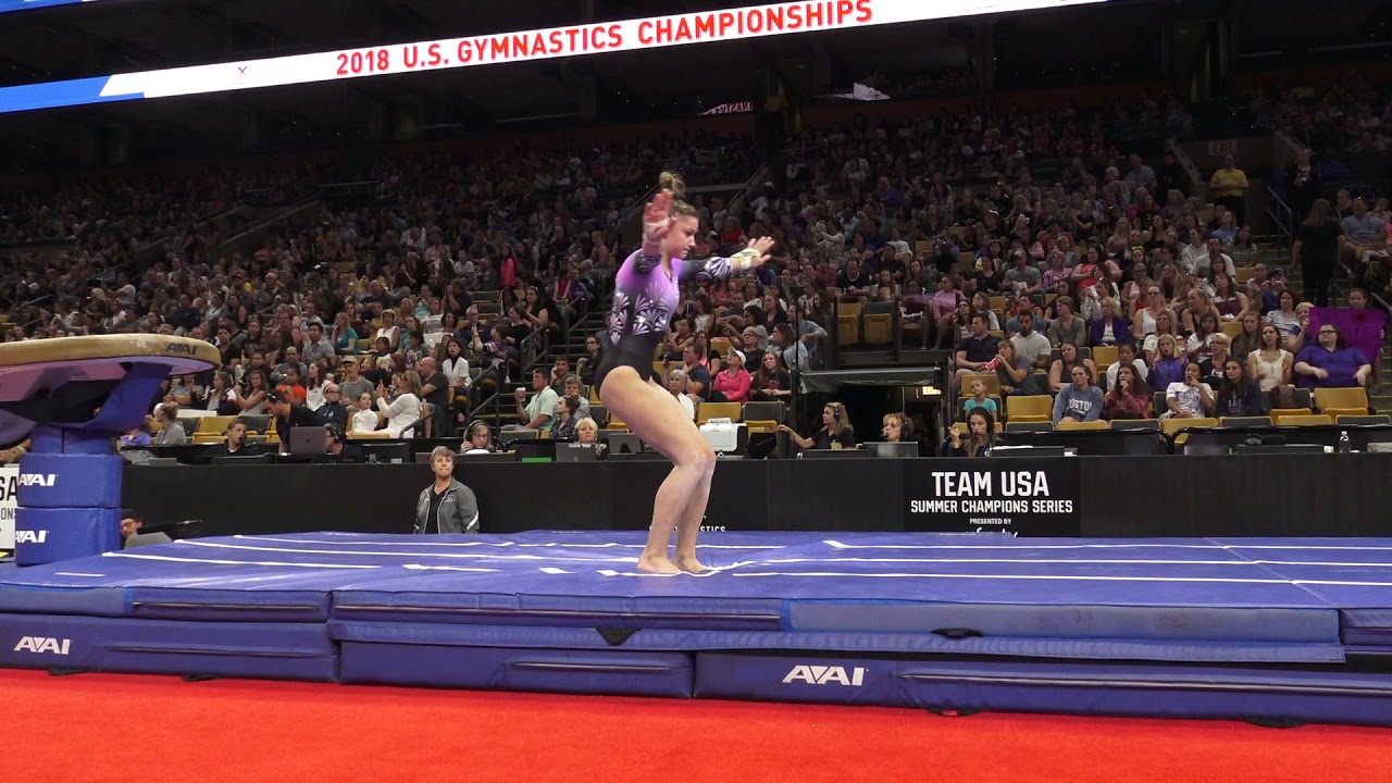 Maddie Johnston - Vault – 2018 U.S. Gymnastics Championships – Senior ...