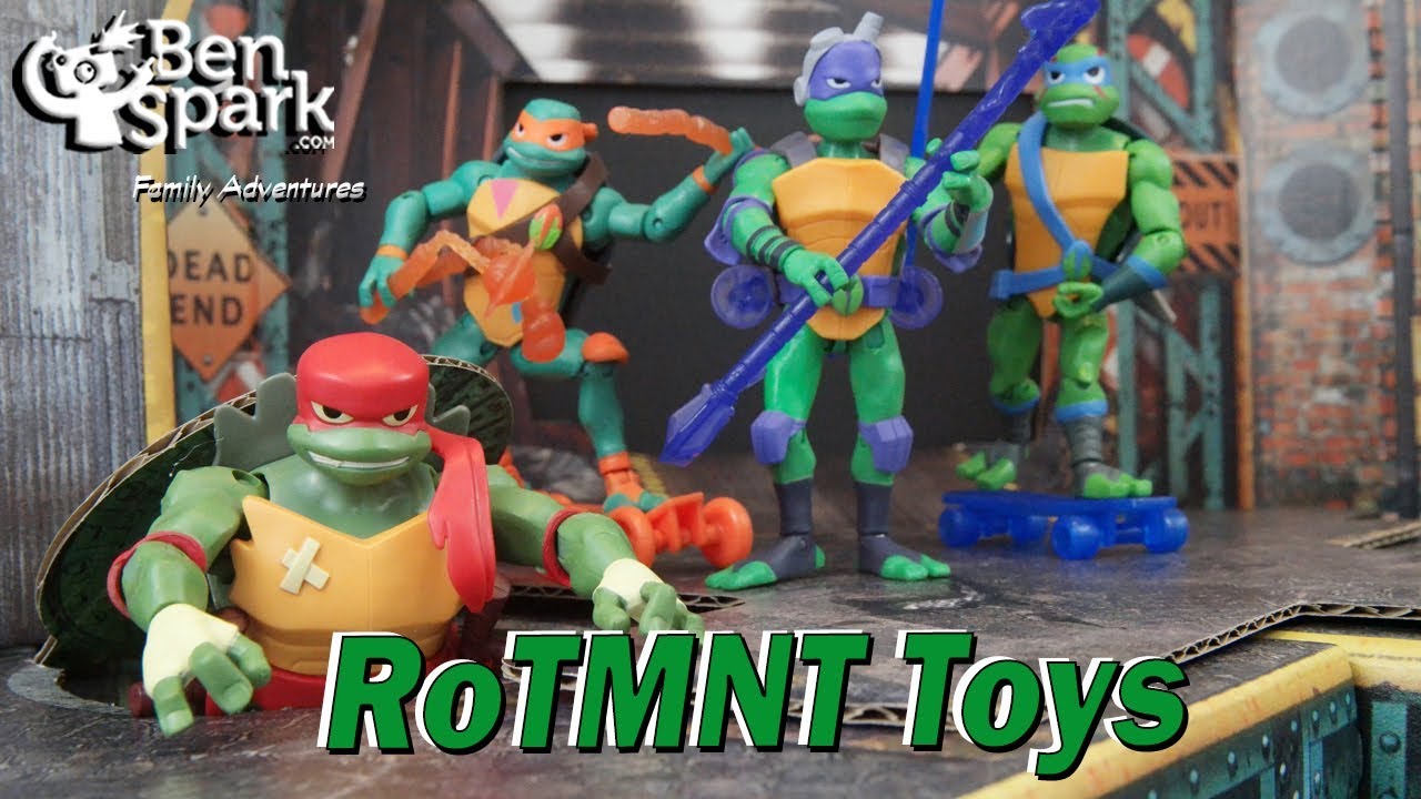Rise of the Teenage Mutant Ninja Turtles Action Figures Unboxing - YouTube