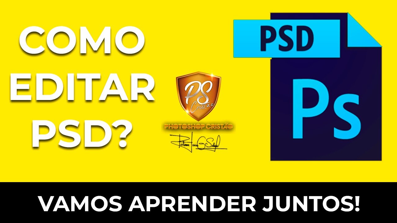 Como Editar Arquivo PSD no Photoshop | PS Cristão - YouTube