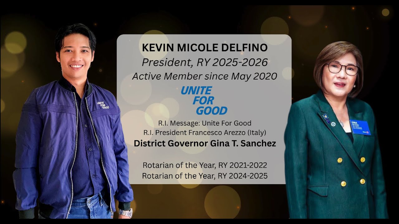 Unite For Good | Governor's Visit - Rotary Hymn | GP Kevin Delfino ...
