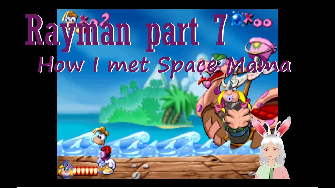 Bunanja plays Retro: Rayman (ps1) part 7 - How I met Space Mama - YouTube
