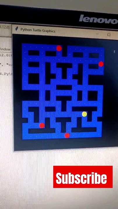 Pacman game using #pythonprogramming #pacmanvspacman - YouTube
