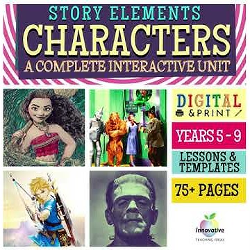 Story Elements - Characters Unit Promotion | Teaching Resource - YouTube