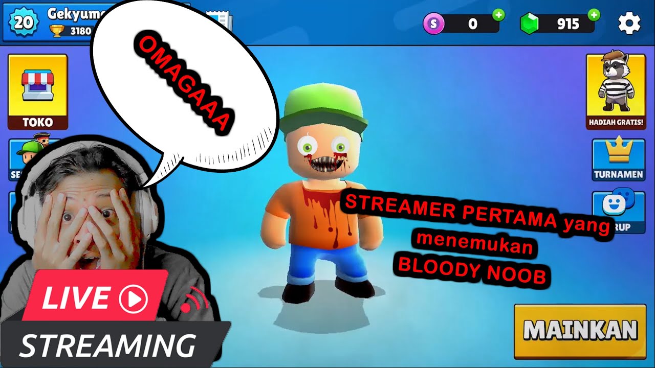 AKHIRNYA MENEMUKAN BLOODY NOOB !! Stumble Guys - YouTube