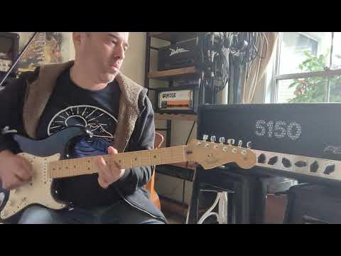 5 minutes with a Strat and 5150 block letter - YouTube