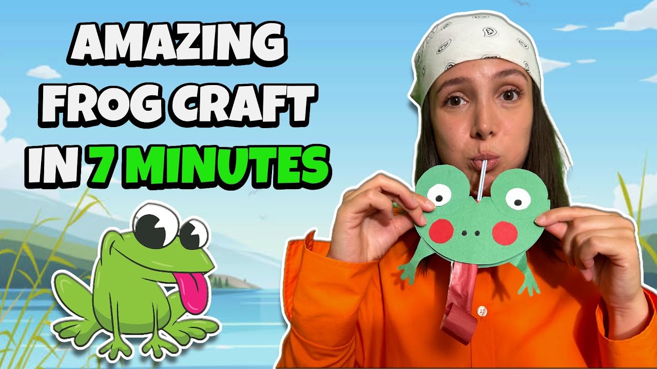 Frog with a Moving Tongue - Your Child Will Be Delighted in 7 Minutes ...