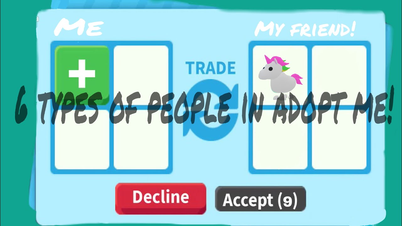 6 types of scammers in adopt me!! - YouTube