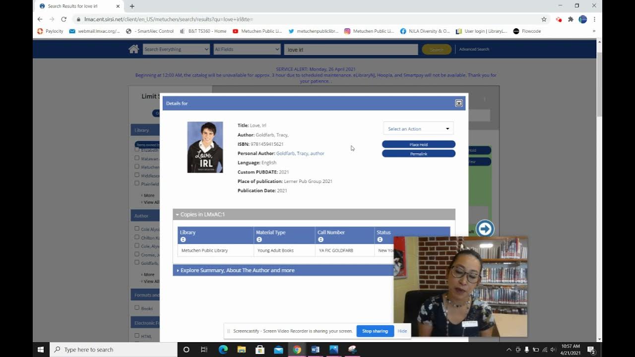 Love, IRL by Tracy Goldfarb YA fic - YouTube