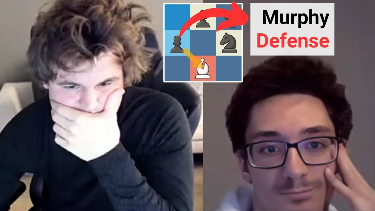 Magnus Plays Murphy Defense Against Fabi! - YouTube