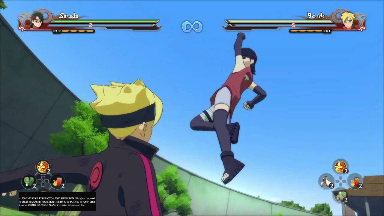 Naruto Storm 4 fighting sounds of Sarada (japanese) - YouTube