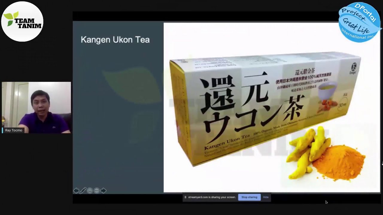 Kangen Ukon Tea Explanation by CEO Ray Tocmo - YouTube